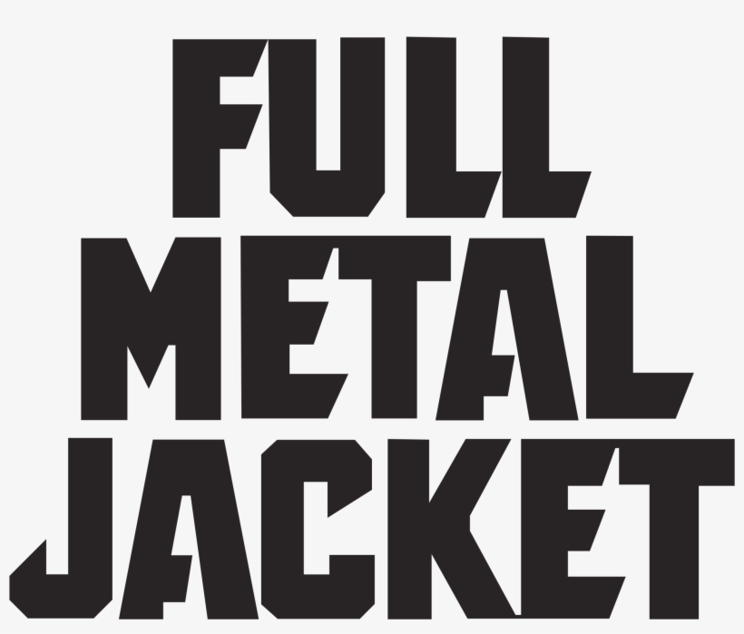 Full Metal Jacket Title Transparent PNG - 2000x1617 - Free Download on ...