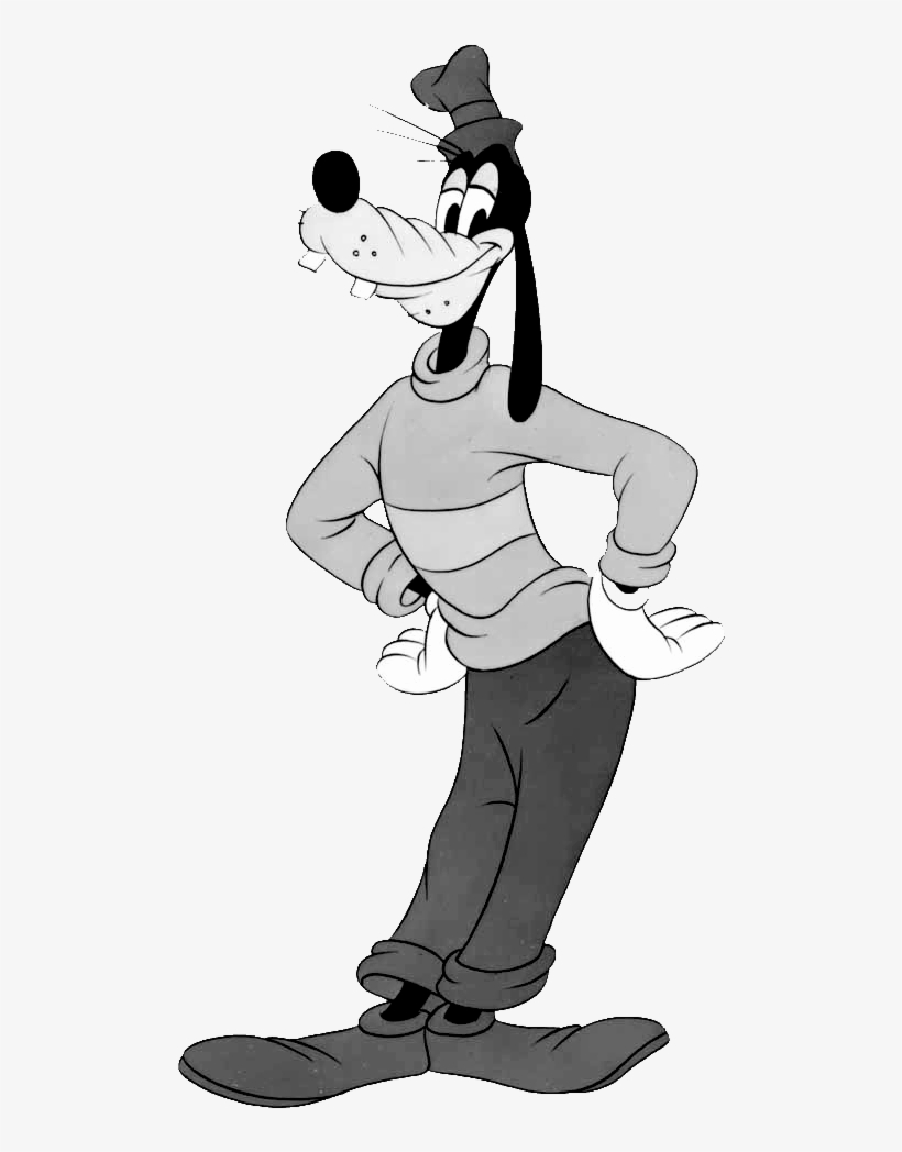 Download Thank You Clip Art Black And White - Goofy - HD Transparent ...