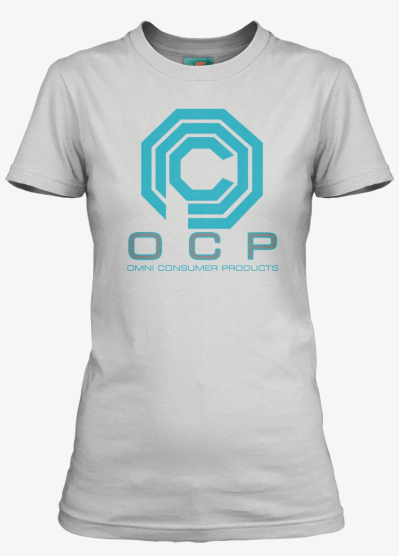 Robocop Inspired Ocp Logo T-shirt - Love Dog Women's Tees Transparent ...
