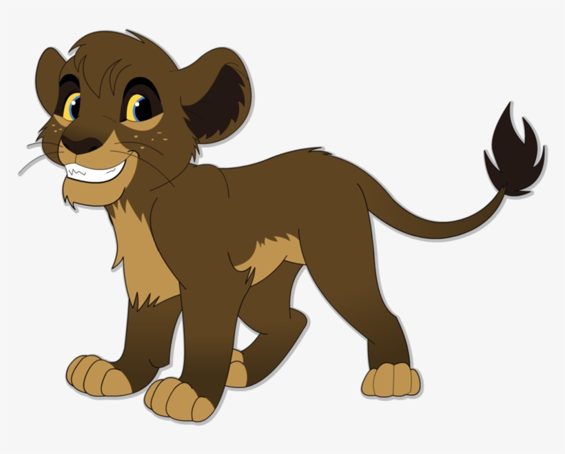 Lion Cub Blake By Blakem15192 - Cartoon Lion Cub Transparent PNG ...