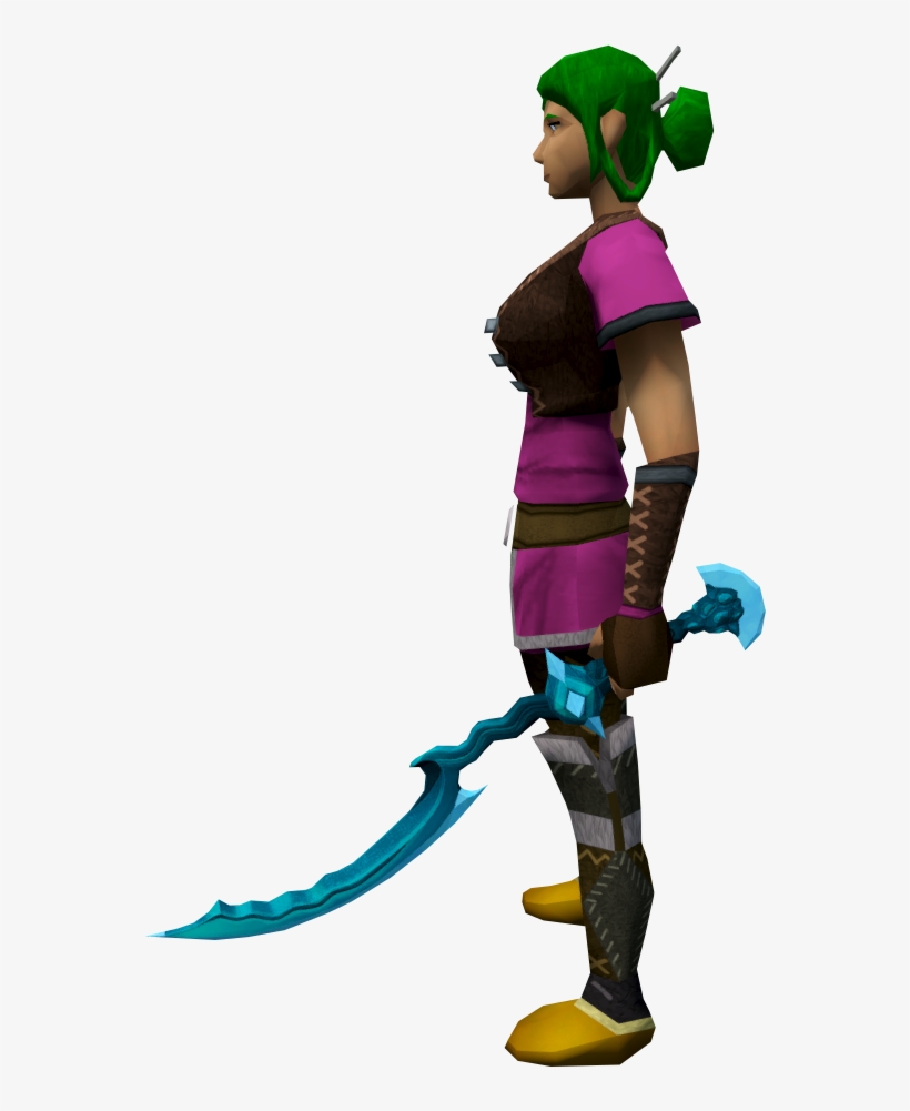 Runescape Khopesh Ice Dye Transparent PNG - 560x921 - Free Download on ...