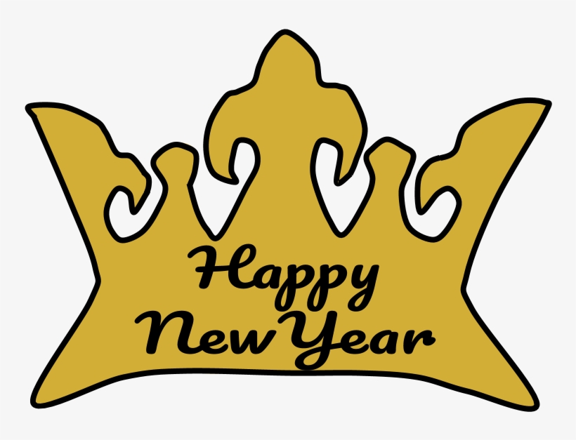 Happy New Year Crown Clipart