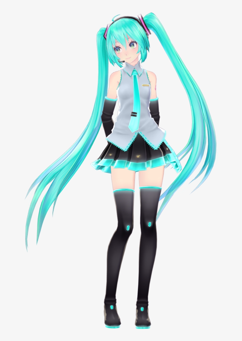 Tda Default Miku By Xoriu - Tda Miku Kanekoranou Edit Transparent PNG ...