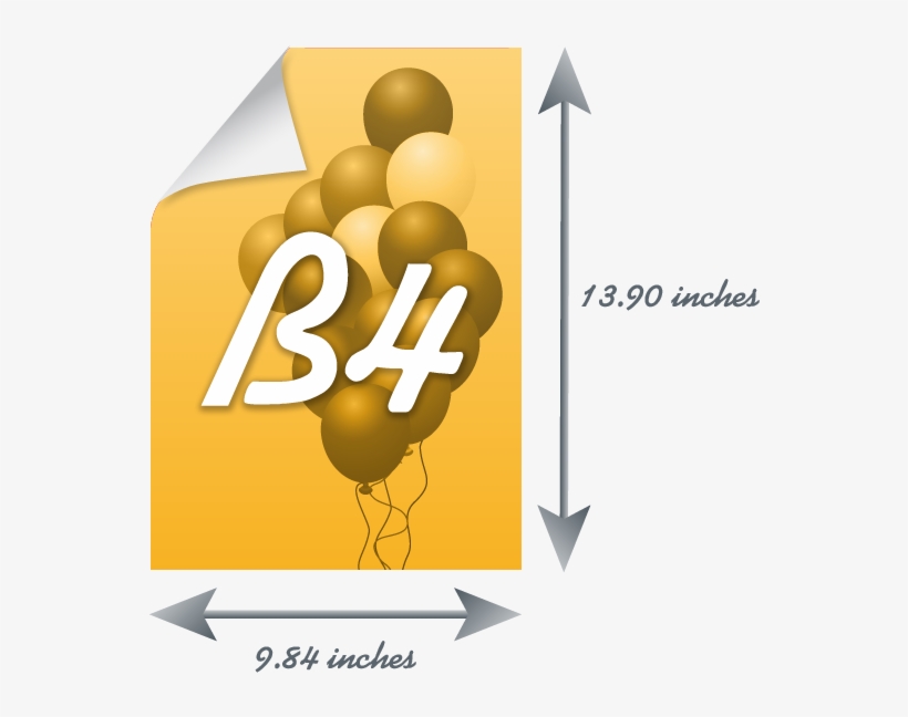 The Size Of B4 Is - B4 Size In Cm Transparent PNG - 570x592 - Free ...