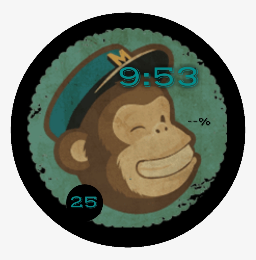 Monkey Business Watch Face Preview Transparent PNG - 752x752 - Free ...