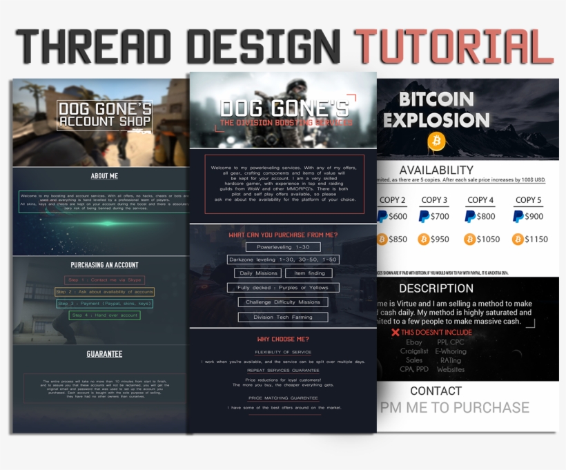 Learn To Make Threads Yourself [free Tutorial] - Flyer Transparent PNG ...