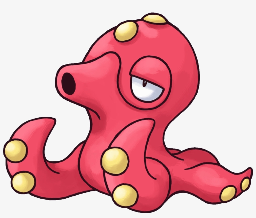 Pokemon Octillery - Pokemones De Color Rojo Transparent PNG - 400x400 ...