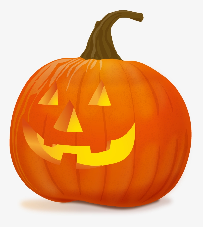 Pumpkin Vector Png - Halloween Round Transparent PNG - 823x889 - Free ...