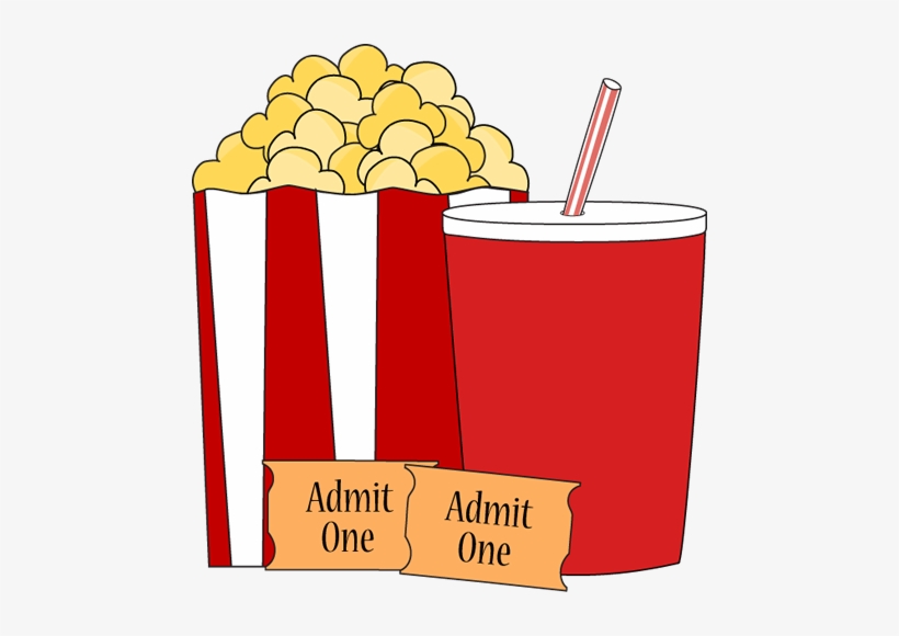 Movie Popcorn And Drink Clip Art - Movie Theme Clip Art Transparent PNG ...