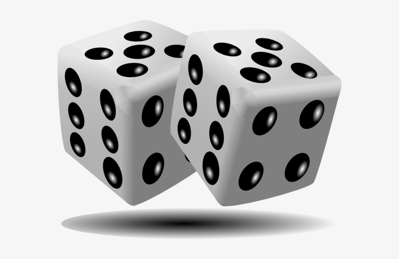 Black Sided Dice Clipart Clipart Kid - Dice Png Transparent PNG ...