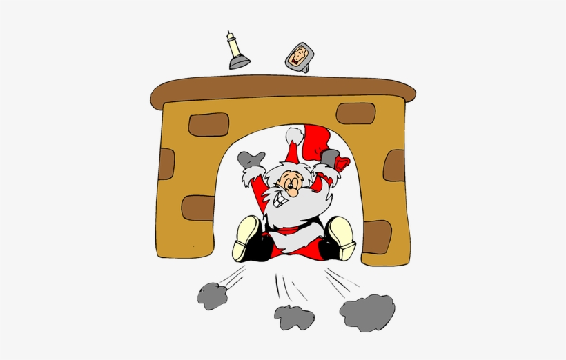 Christmas These Are Collections Of Christmas Clip Art - Santa Falling ...