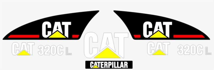 Download Sticker Caterpillar 320 Cl - HD Transparent PNG - NicePNG.com