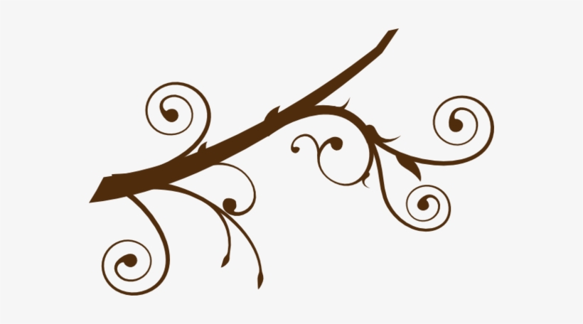 Download Swirly Branch Cliparts - Tree Branch Vector Png - HD ...