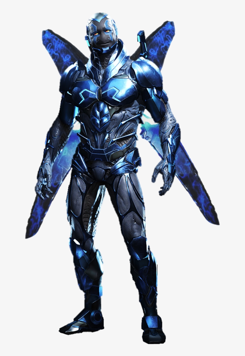 Blue Beetle Injustice 2 Transparent Background By Gasa979 - Blue Beetle ...