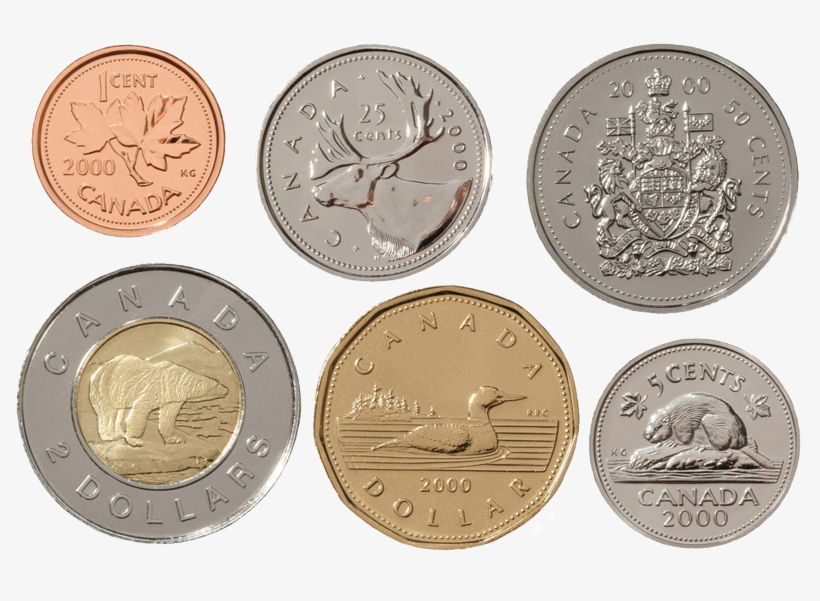 Canadian Dollar Png - Canadian Money Coins 2017 Transparent PNG ...