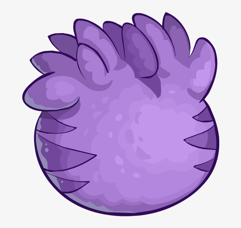 Purple T-rex Puffle Egg - Club Penguin Dinosaurios Puffles Transparent ...