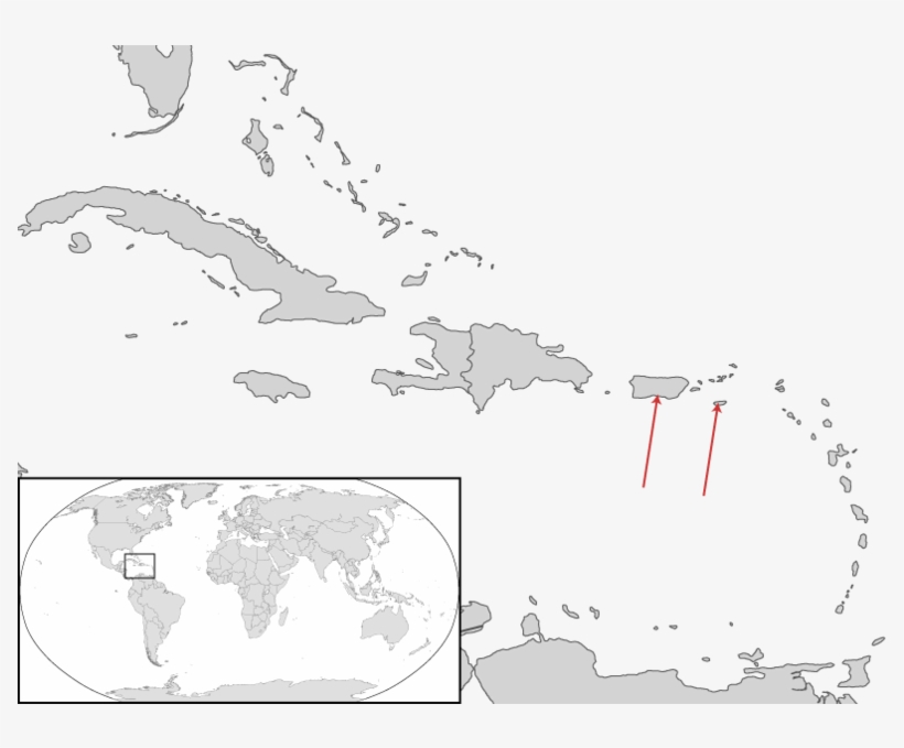 Saint Croix Macaw Distribution - Mapa Cap Cana Transparent PNG ...