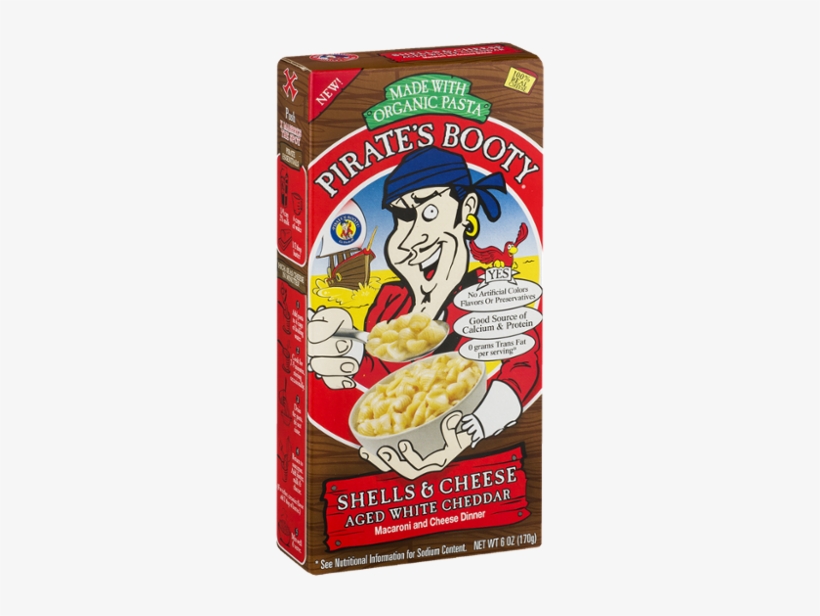 Pirate's Booty Shells & Cheese Dinner Aged White Transparent PNG ...