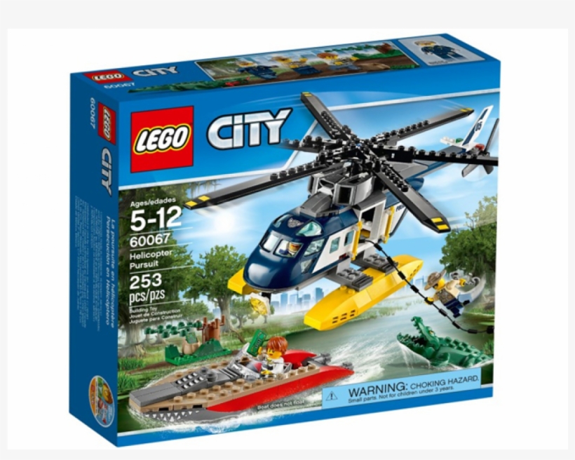 Lego City Swamp Police Helicopter Pursuit Transparent PNG - 980x980 ...
