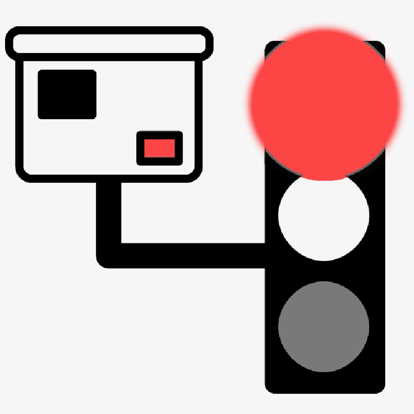 Traffic Light Cartoon - Running A Red Light Meme Transparent PNG ...