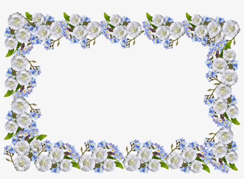 Simple Flower Border Designs For A4 Paper
