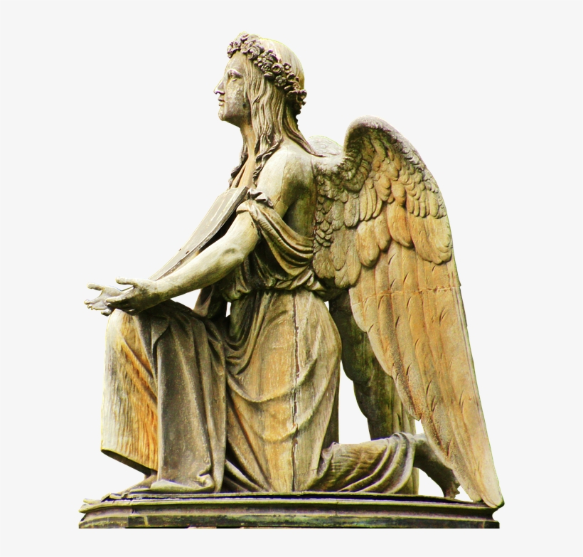 Angel, Stone Angel, Grave, Peaceful, Religion - Angels Praying In ...