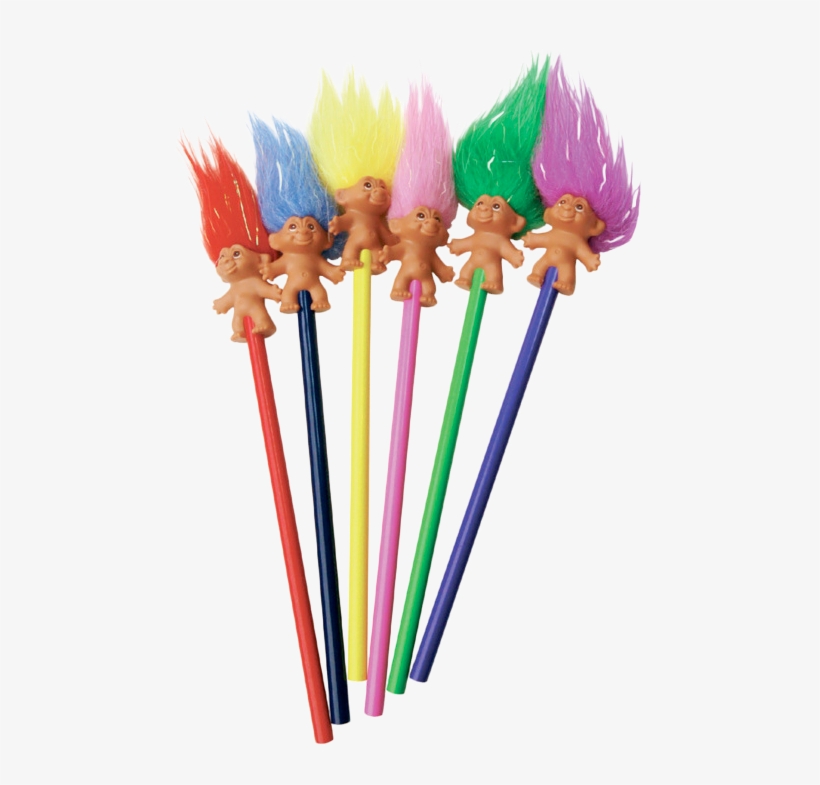 Troll Pencils - Troll Dolls For Pencils Transparent PNG - 500x725 ...