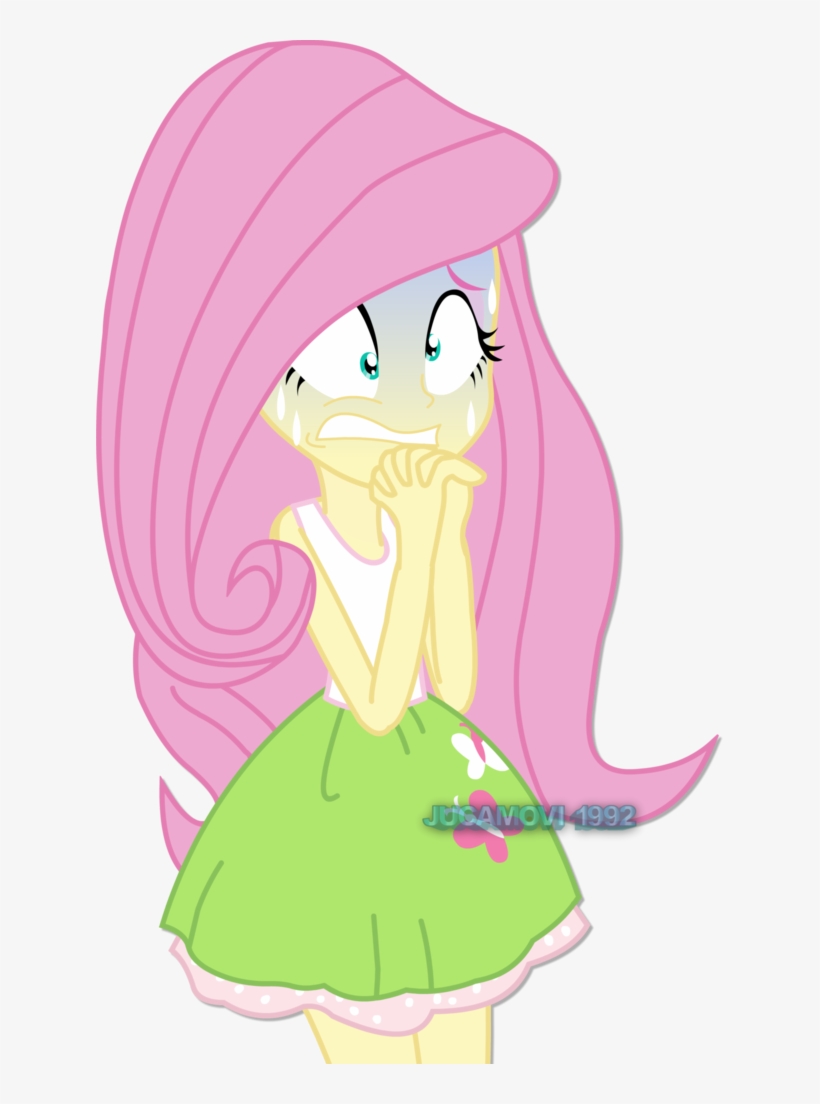 Artist Jucamovi - Mlp Eg Fluttershy Scared Transparent PNG - 627x1024 ...