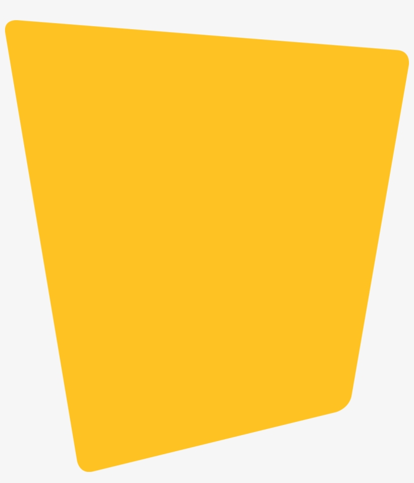 Trapezoid Shape Png Clipart Download - Yellow Trapezoid Png Transparent ...