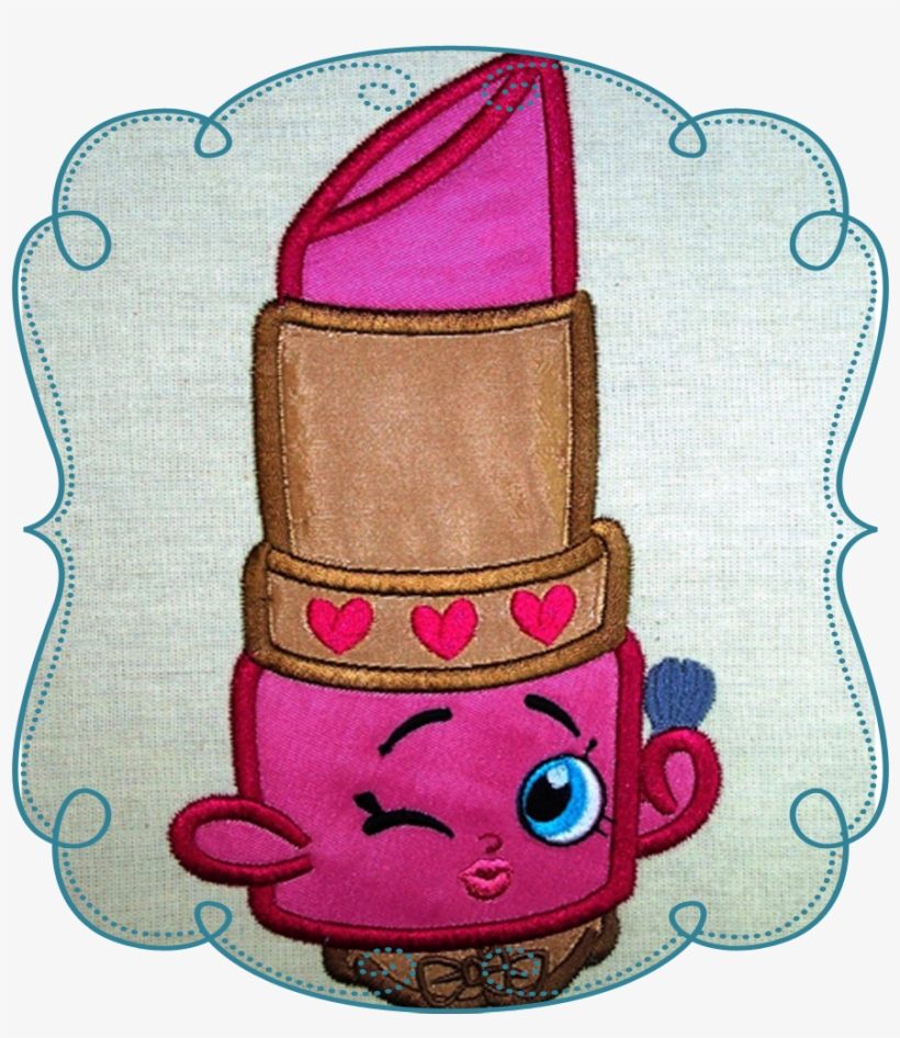 Lipstick Clipart Shopkins - Appliqué Transparent PNG - 1000x1000 - Free ...