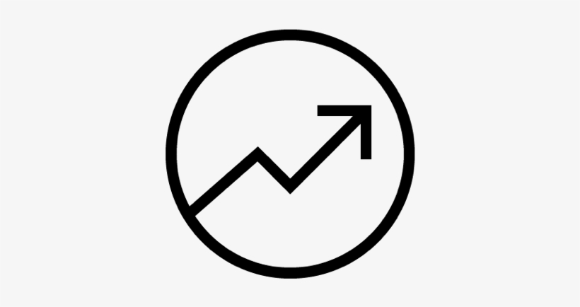 Download Circle Arrow Trend Up - Icon - HD Transparent PNG - NicePNG.com