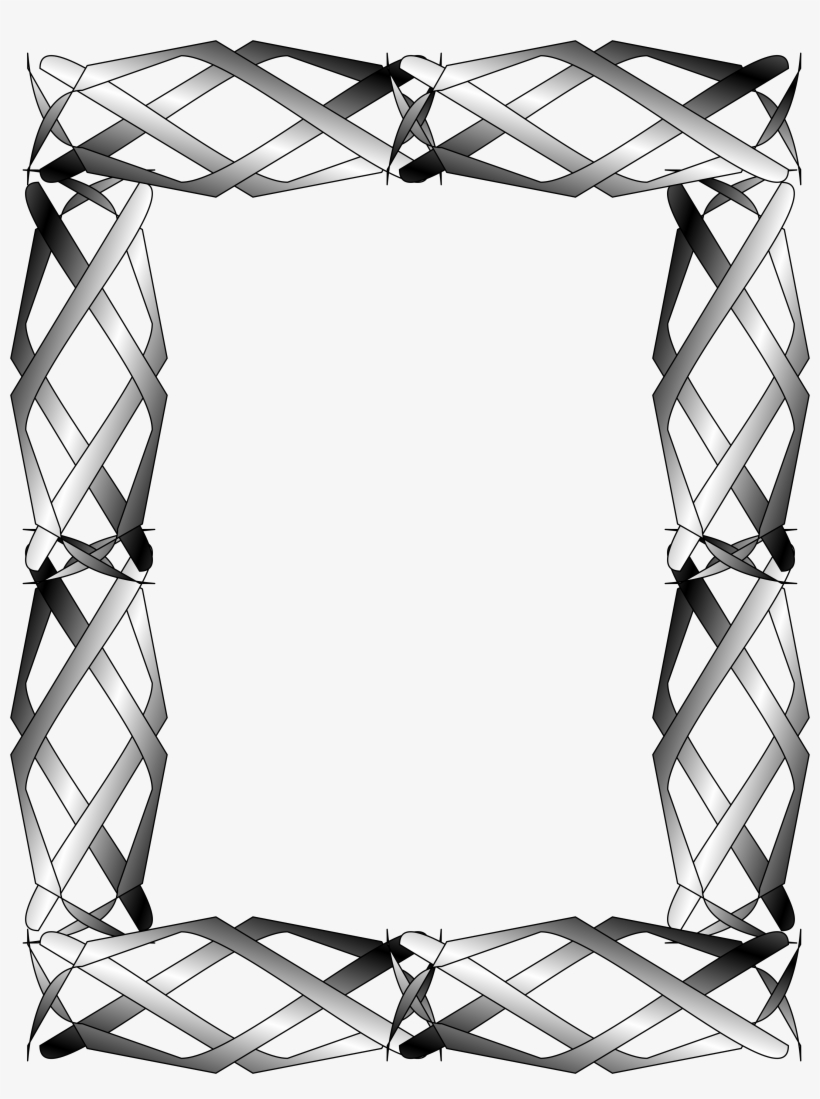 Silver Border Clip Art