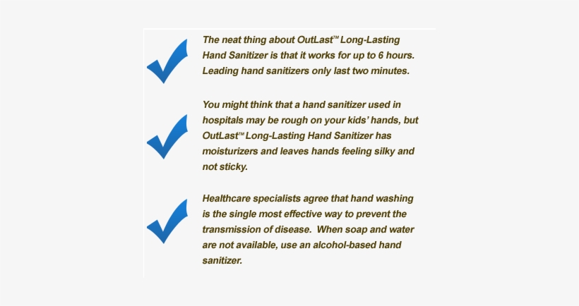 I Received A Sample Of Outlast Hand Sanitizer For This - Circle ...