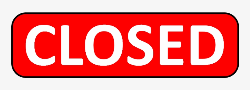 Closed Sign - Circle Transparent PNG - 775x251 - Free Download on NicePNG