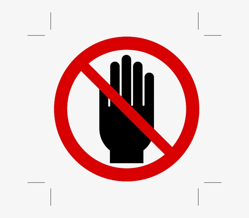 Transparent Do Not Sign
