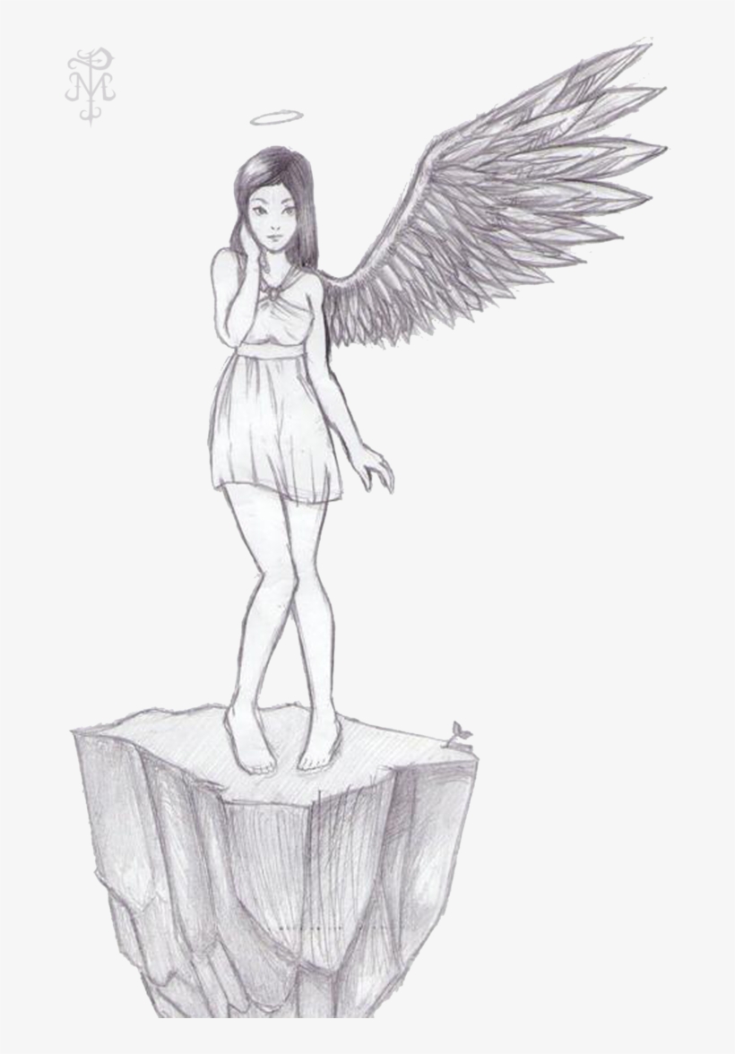 Easy Drawings Of Fallen Angels