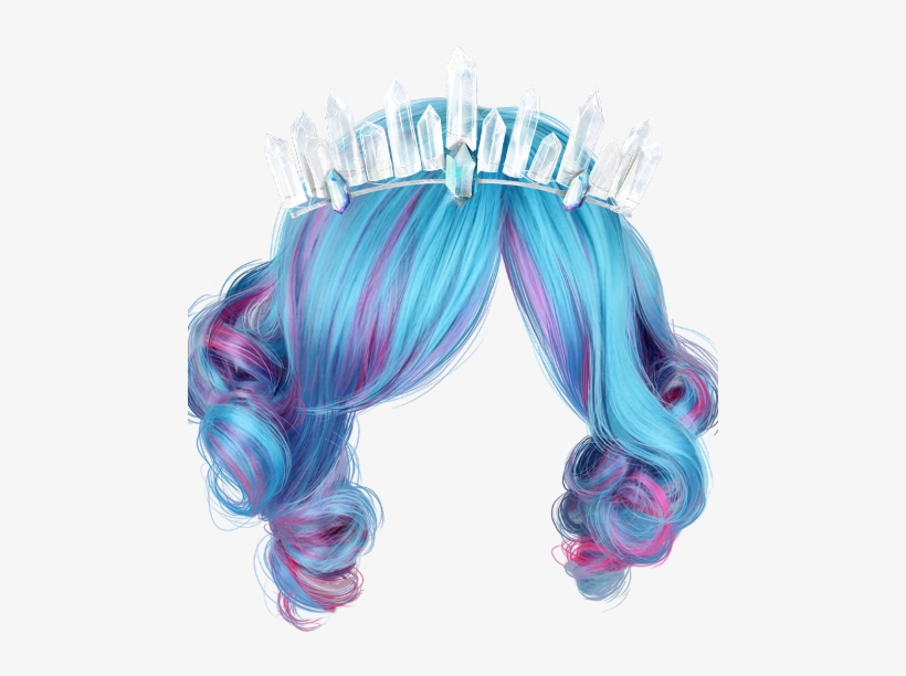 Transparent Background Blue Wig Png Transparent PNG - 480x640 - Free ...