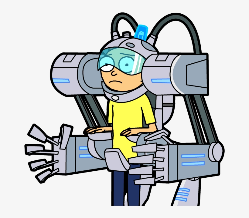Rick And Morty Clipart Buff - Pocket Mortys Exoskeleton Morty ...