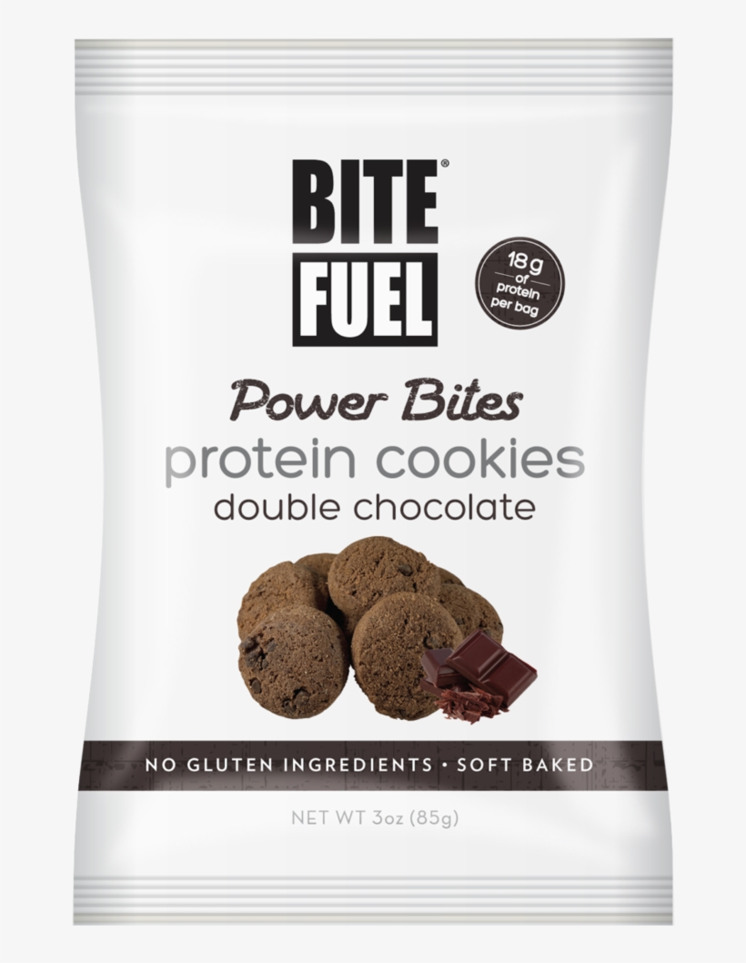 Double Chocolate Protein Cookies - Bite Fuel - Power Bites Protein ...
