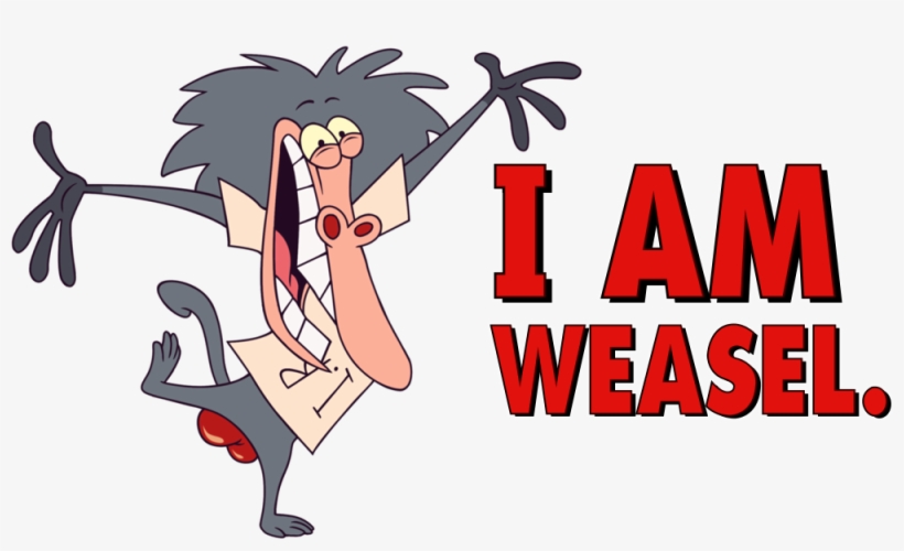 I Am Weasel Image - Ir Baboon Transparent PNG - 1000x562 - Free ...