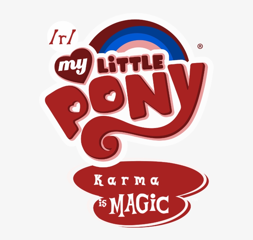 Karma, Logo, Logo Edit, My Little Pony Logo, Reddit, - Heart My Little ...