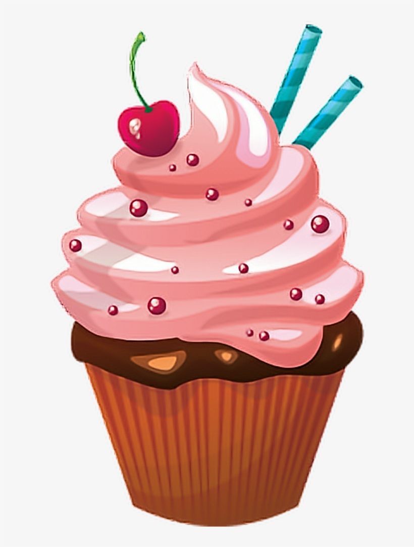 Cake Cupcakesticker Pretty Iloveyou - Cupcakes Png Transparent PNG ...