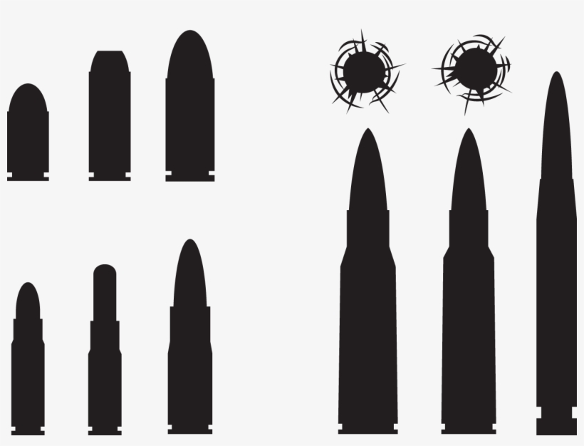 Computer File Black Bullets - Bullet Vector Transparent PNG - 1388x992 ...