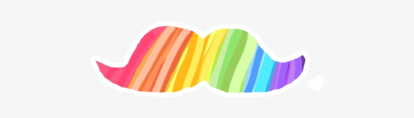 Rainbow Clipart Mustache - Wallpaper Transparent PNG - 900x354 - Free ...