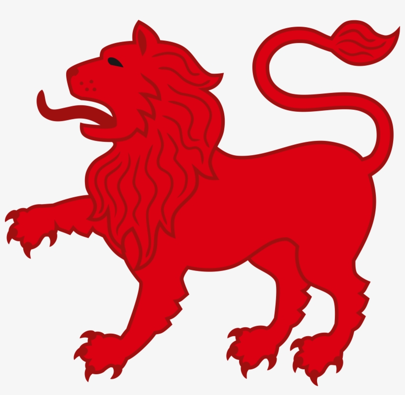 This Free Icons Png Design Of Red Lion Transparent PNG - 2400x2224 ...