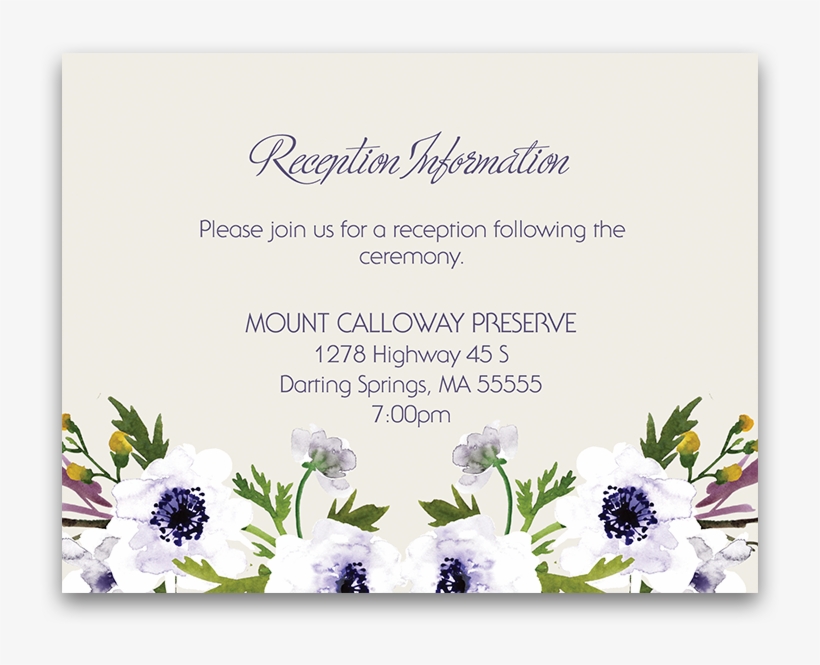 Reception Style Card Transparent PNG - 900x900 - Free Download on NicePNG