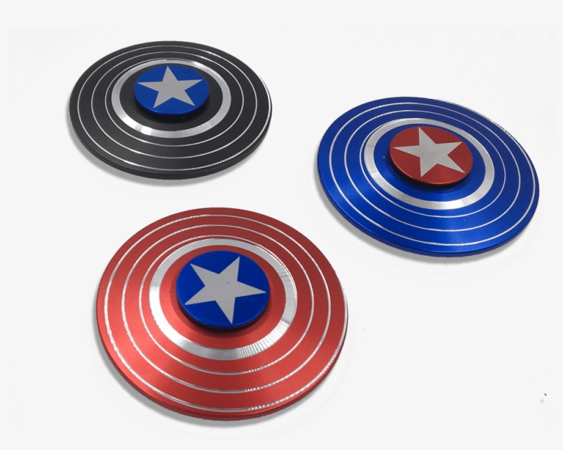 Captain America Marvel Super Heroe Shield Fidget Spinner - Marvel ...