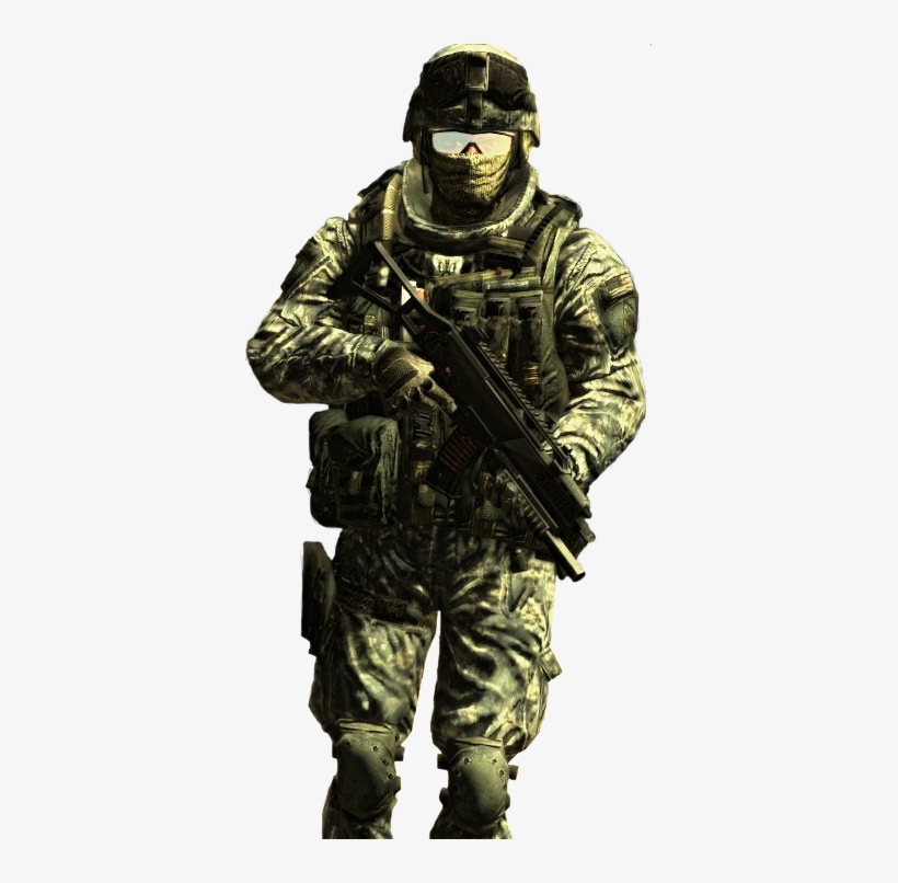 Soldier Png - Cod Mw2 James Ramirez Transparent PNG - 371x726 - Free ...