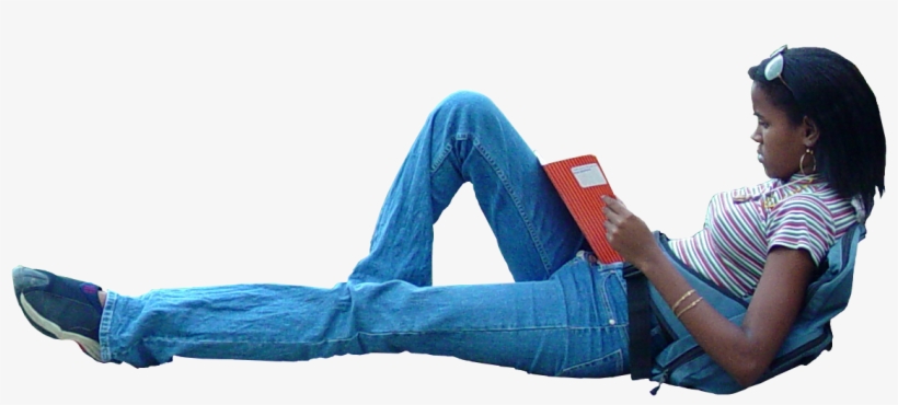 2 Kb, Pixel Widescreen, Stairs In The Park - Cut Out People Reading ...