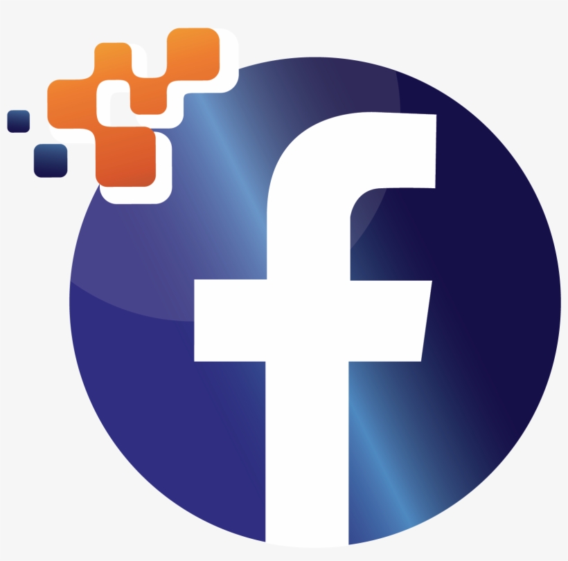 Facebook Logo Depicted In Net Credit Union Logo Circle - Cross ...